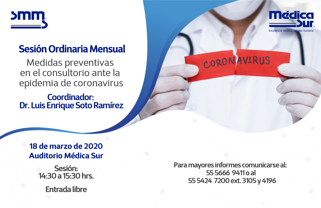 Medidas preventivas en el consultorio ante la epidemia de coronavirus ...