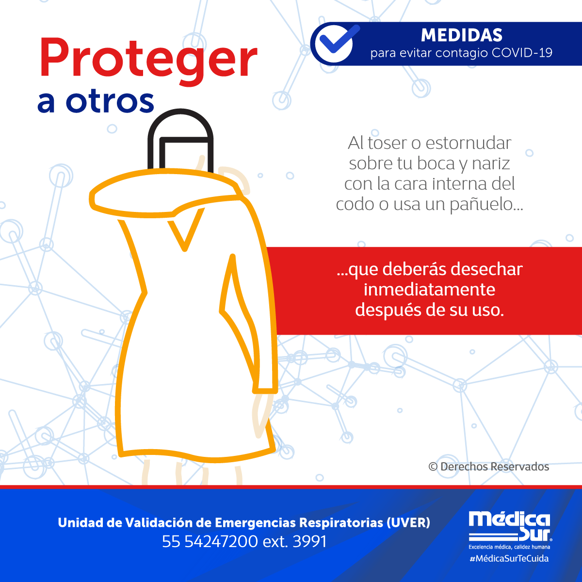Médica Sur: Medidas para evitar contagio COVID 19