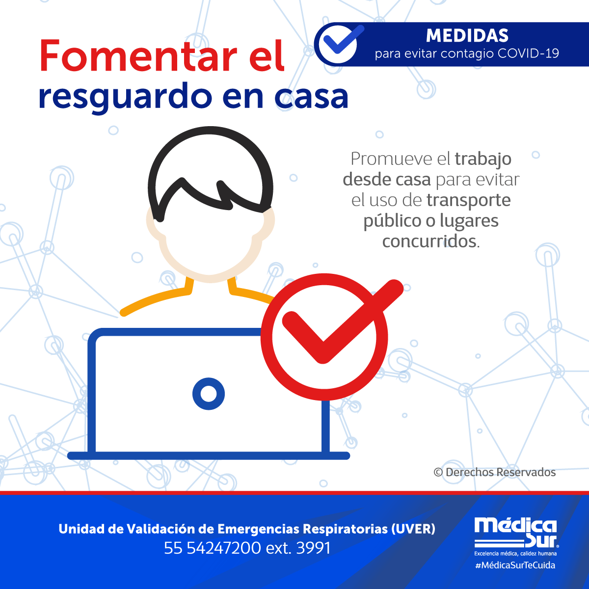Médica Sur: Medidas para evitar contagio COVID 19